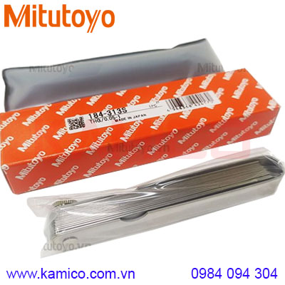 Bộ dưỡng đo khe hở Mitutoyo 184-313S (0.05-1mm/28 lá)
