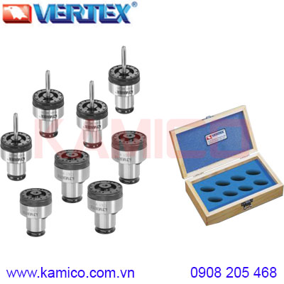 Bộ 8 collet kẹp mũi taro TC820-DIN 376-C Vertex